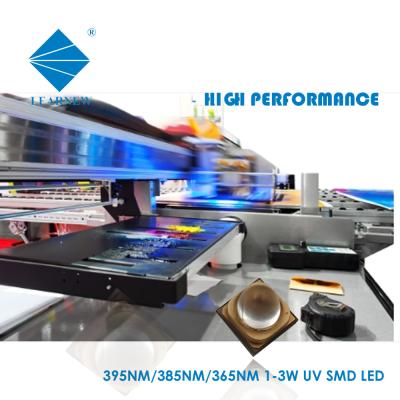 China Der Verkapselungs-Reihe UVA LED 3W 395nm der hohen Qualität LED UV geführt zu verkaufen