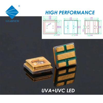 China 99,9% tötete Virus UVC LED Chips 255NM 265NM 275NM Dioden-3535 zu verkaufen