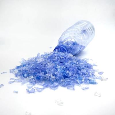 中国 廃棄物 PET ボトル フライド RPET フライド プラスチック ブルー リサイクル ペット フライド 販売のため