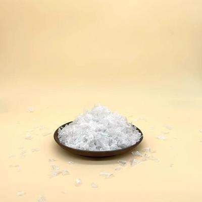 Cina Lavatura a freddo personalizzata 100% colore bianco chiaro RPET bottiglia Fiocchi di plastica in vendita