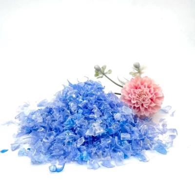 中国 廃棄物 PET ボトル フライド RPET フライド プラスチック ブルー リサイクル ペット フライド 販売のため