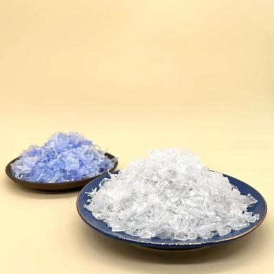 Cina Flakes di bottiglia RPET di colore bianco di grado 3A 100% riciclato in vendita