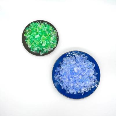中国 冷洗い PETボトル フレイク 縛り プラスチック リサイクル PETボトル RPET フレイク 販売のため