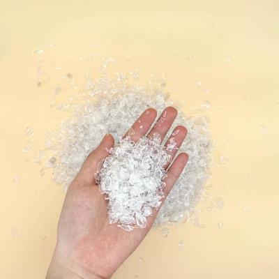 Cina Flakes di bottiglia RPET di colore bianco di grado 3A 100% riciclato in vendita
