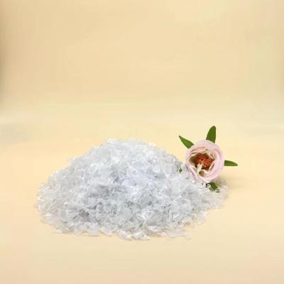 Cina Lavatura a freddo personalizzata 100% colore bianco chiaro RPET bottiglia Fiocchi di plastica in vendita