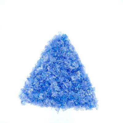 中国 廃棄物 PET ボトル フライド RPET フライド プラスチック ブルー リサイクル ペット フライド 販売のため
