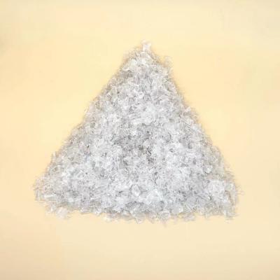 Cina Flakes di bottiglia RPET di colore bianco di grado 3A 100% riciclato in vendita