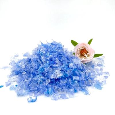 中国 廃棄物 PET ボトル フライド RPET フライド プラスチック ブルー リサイクル ペット フライド 販売のため