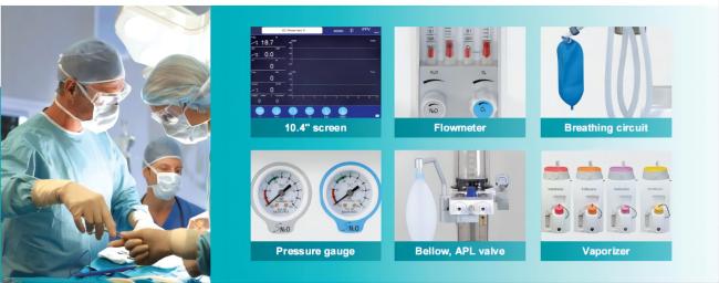 Intensive Care Units General Anesthesia Equipment S6500 Anaesthesia Ventilator