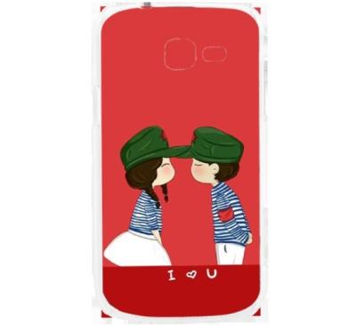 China Red Printed Samsung Cell Phone Covers For Samsung I699 / S7562I / S7568 for sale
