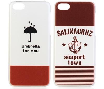 China Durable Printed PC Cell Phone Protection Cases , Iphone 5c Cover for sale
