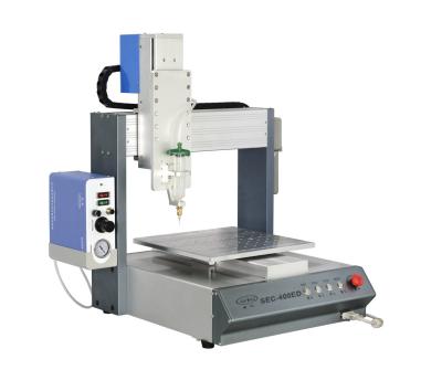 China SEC-300EDS-N Servo motor CE certified XYZ SMD SMT Assembly epoxy silicone glue dispensing robot machine for sale