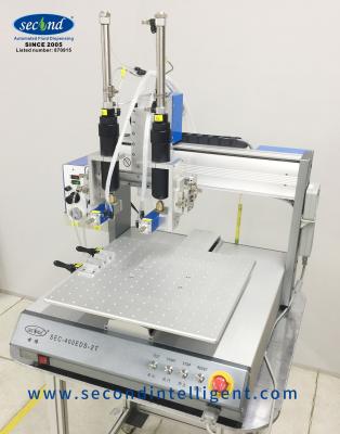 China SEC-300EDS-2T Servo motor CE certified XYZ SMD SMT Assembly epoxy silicone glue dispensing robot machine for sale