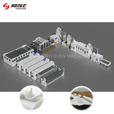 China 2025 New Type Needle Punching Machine Non Woven Fabric Geotextile Production Line for sale