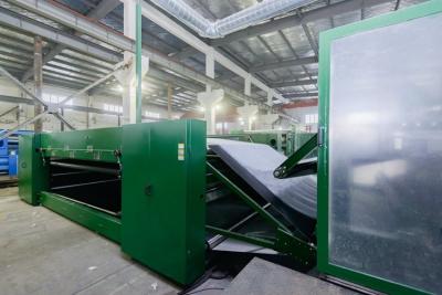 China High Speed Cross Lapping Machine For PU Leather Making 3500mm Width for sale