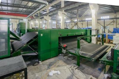 China 64mm PET Antistatic Cross Lapper Machine for sale