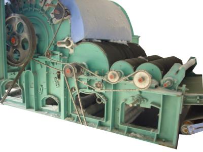 China Breedte 1500mm Elektrische Kaardende de Motor Kaardende Machine van Machine Siemens-Beide voor Wol Te koop