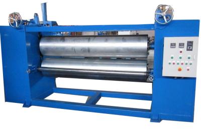 China Single Belt 1500GSM 2 Roller Textile Calender Machine Auto Correction for sale