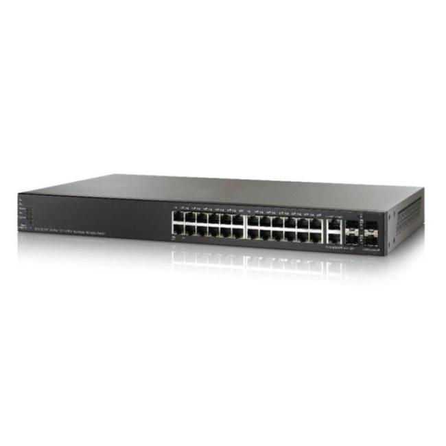 Close-up of C9407R 9400 Series Network Switch ports
