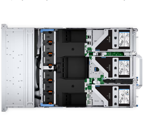 PowerEdge R760 Rack Server internal view