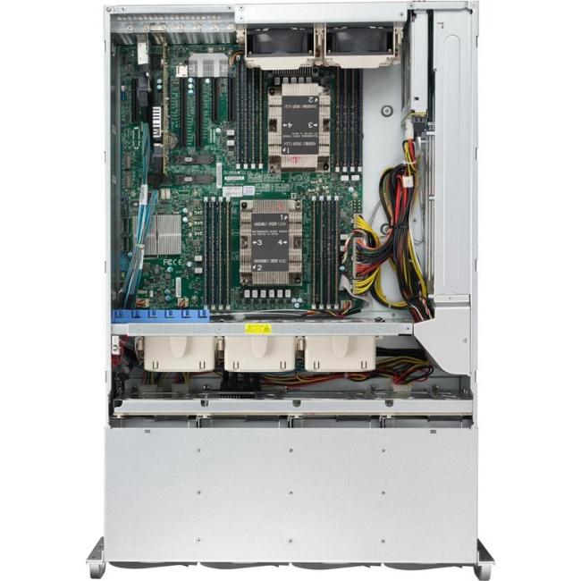 Front panel controls and indicators of Supermicro server