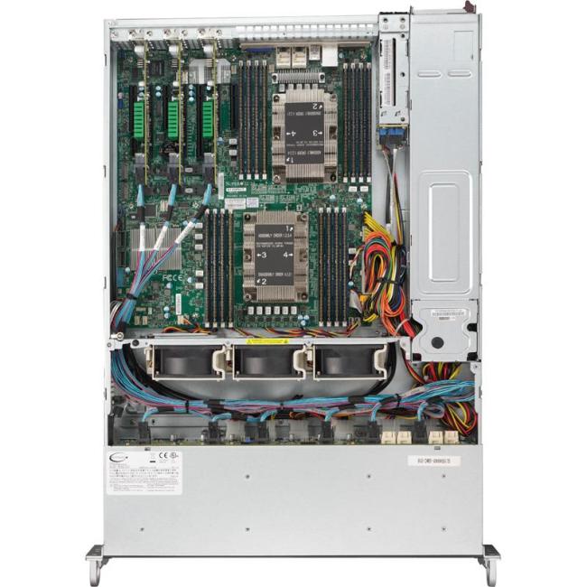 Supermicro 2029P-E1CR24H server rear view