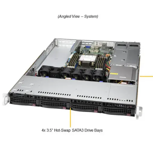 Supermicro SSG-2029P-E1CR24H server side view