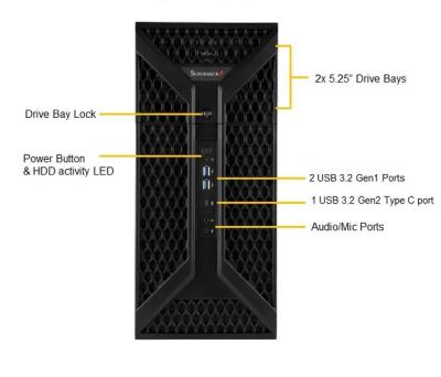 중국 Supermicro 컴퓨터 랙 서버 SYS-730A-I 궁극적인 워크스테이션 솔루션 판매용