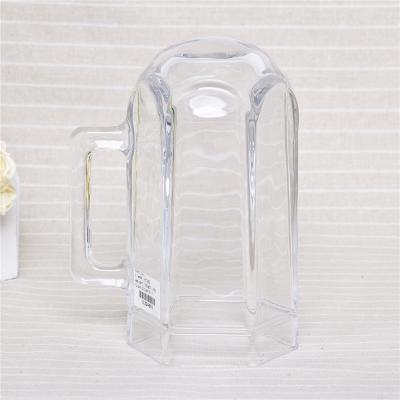 China Novelty design pub beer mug cheers beer mug hot sale upside down glass beer mug for sale