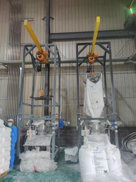 Quality 3KW Electronic Big Bag Unloading Station 200L Powder Big Bag Station for sale