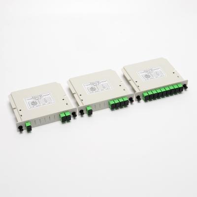 Cina Inserzione tipo a cassetta 1x2 1x4 1x8 del separatore dello SpA della scatola di LGX con il connettore dello Sc APC in vendita