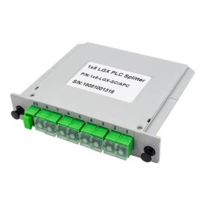 Cina SpA ottico 130x100x25mm di divisore della carta del separatore della fibra del separatore 1x8 dello SpA del contenitore APC/di Sc LGX in vendita
