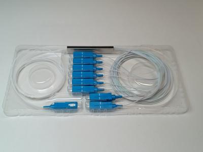 Cina Separatore dello SpA del connettore MP G657A1 1x8 dello Sc UPC del separatore dello SpA di Mini Fiber Optic in vendita