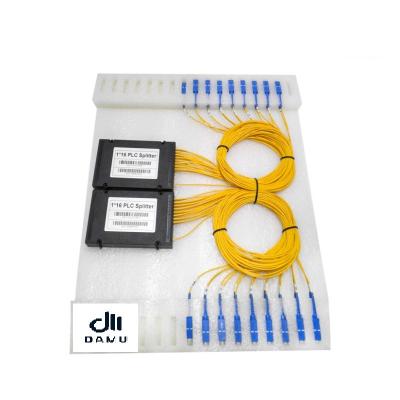 Cina Modo a forma di scatola di PASSIVO 16 del separatore dello SpA della fibra dell'ABS del CONNETTORE dello Sc UPC APC in vendita