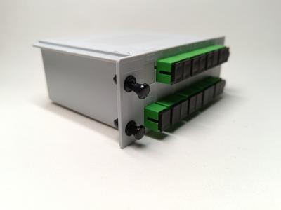 Cina Tipo separatore a fibra ottica di BACCANO di inserzione di 1X16 con modi dello SpA 16 dei connettori LGX APC/dello Sc in vendita