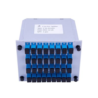 Cina Sc a fibra ottica tipo a cassetta UPC del separatore 1x32 dello SpA di FTTH Epon Gpon LGX in vendita