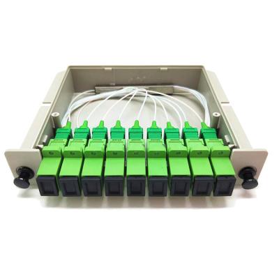 Cina contenitore a fibra ottica di separatore del separatore LGX della cassetta dello Sc FC UPC APC di modo 1x8 in vendita