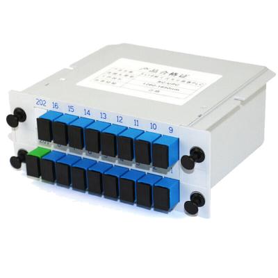 Cina Contenitore tipo a cassetta 1x16 di ABS del separatore del Plc di LGX con il connettore di SC/UPC in vendita