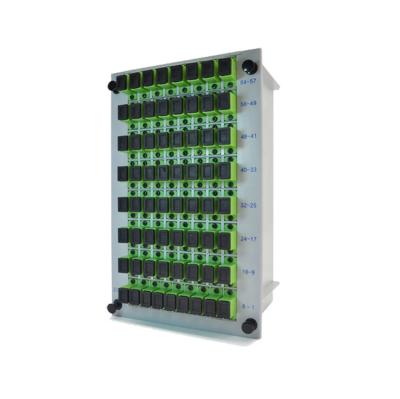 Cina Tipo 1 della cassetta del gpon LGX del epon di FTTH 4 8 12 16 32 64 scatola a fibra ottica del lgx del separatore del plc dello Sc UPC dei 128 centri in vendita