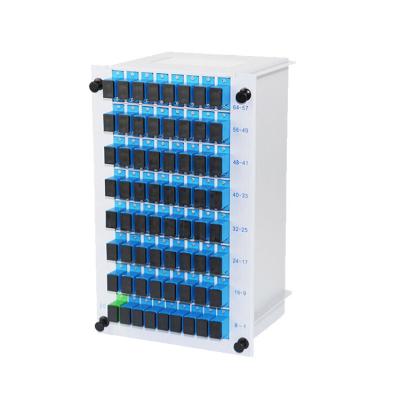 Cina cartone ottico del separatore del Plc di separatore di 1X64 LGX di modo a fibra ottica del contenitore 64 che imballa Sc blu UPC FTTH in vendita