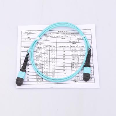 China Cabo UPC do remendo do PVC LSZH Mtp Mpo/inserção do APC 0.3dB perda à venda