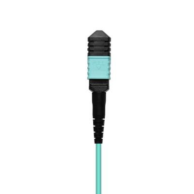 Cina Cavo a fibre ottiche di OM3 MTP Mpo, cavo di toppa del PVC LSZH Mpo compatibile con Ethernet veloce in vendita