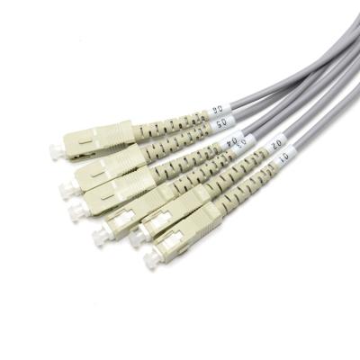China Sc do cabo de remendo da fibra OM2 ao núcleo multimodo 3m 10Gb do núcleo 12 do Lc 6 à venda