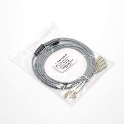 China DAMU UPC APC Lc ao núcleo 12 3m 10Gb multimodo do cabo de remendo do Sc à venda