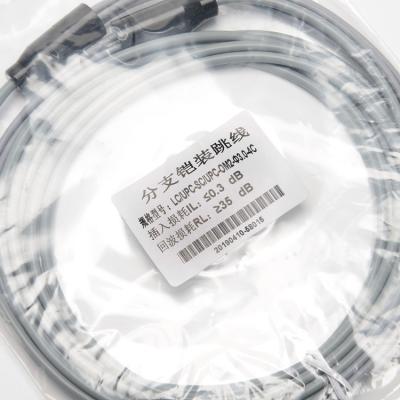 China DAMU UPC APC Lc ao núcleo 12 3m 10Gb multimodo do cabo de remendo do Sc à venda