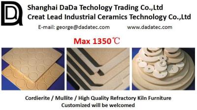 China High quality refractory Cordierite Mullite Plain Batt kiln furnitures from China for sale