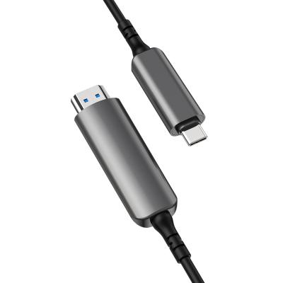 China Fiber Cable USB TYPE C TO HDMI for sale