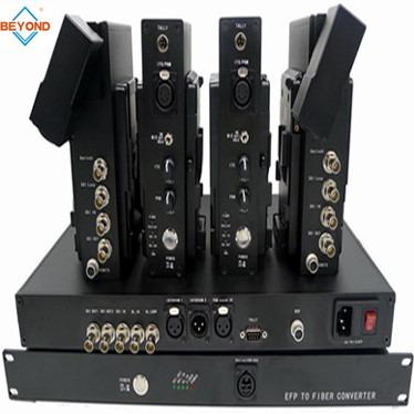Cina Cinepresa di televisione ad OB'Van sopra il convertitore del multiplexor della fibra in EFP, controllo di sostegno, a distanza, genlock in vendita