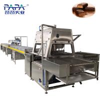 China Automatic Chocolate Egg Roll Enrobing Machine for sale