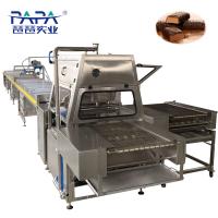 China Industrial Chocolate Enrobing Machine 600mm Belt Width 20.8kw for Nuts and Fruits for sale